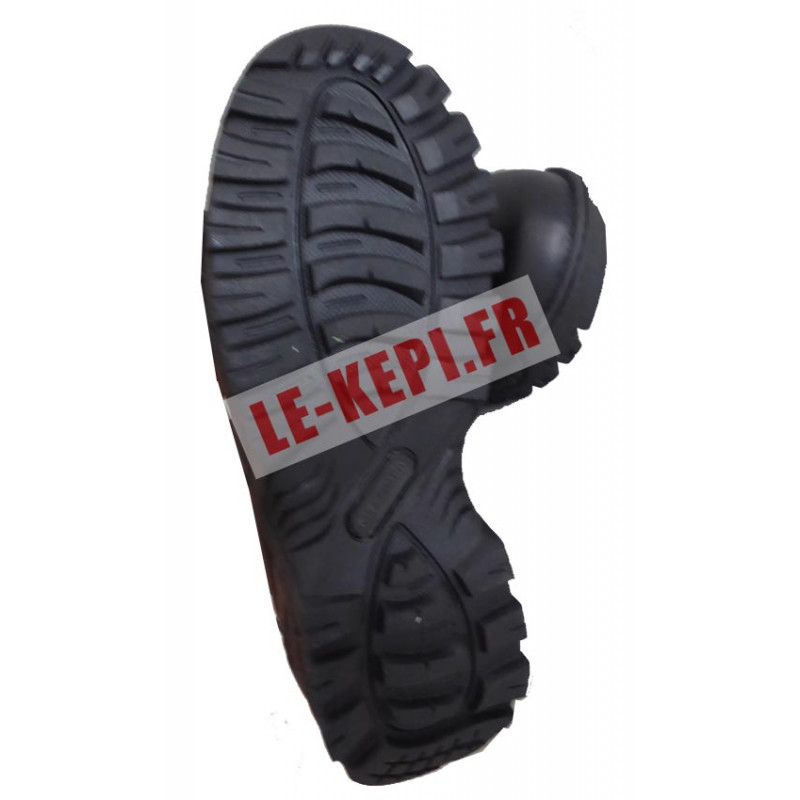Chaussures hautes de casernement Pompier cuir et cordura | lekepi.fr
