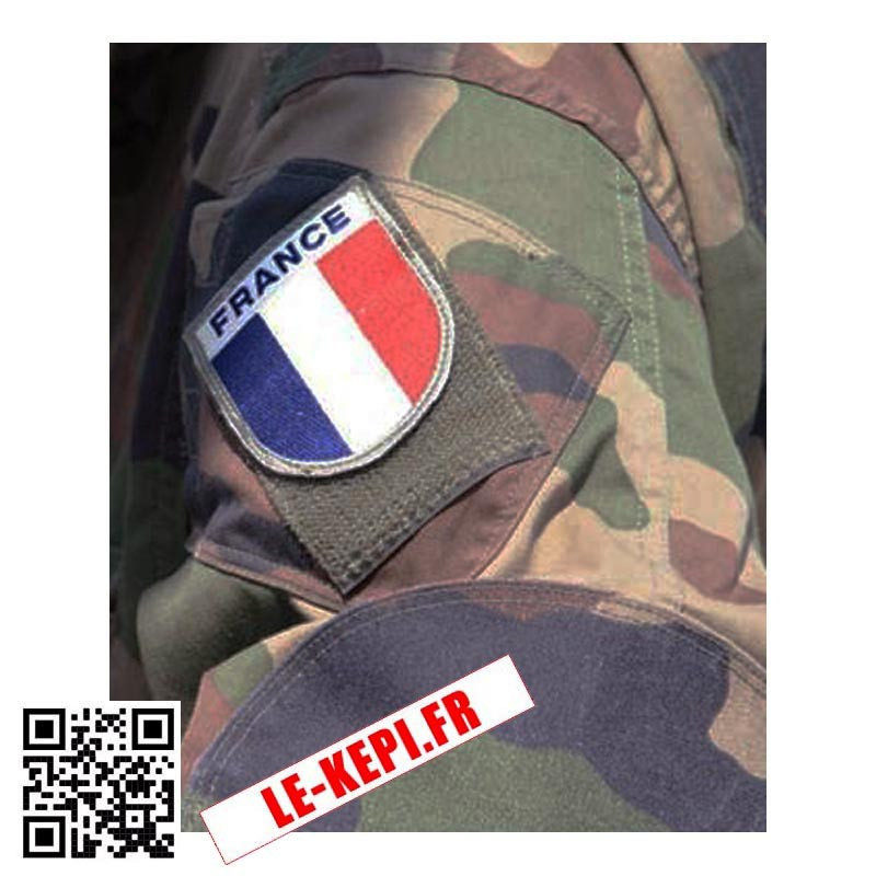 Ecusson TRICOLORE FRANCE MILITAIRE brodé | Lekepi.fr